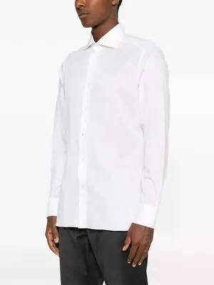 Zegna Spread-collar Button-up Shirt - White
