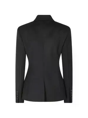Andamane Bianca Single-breasted Blazer - Black