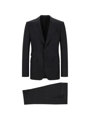 TOM FORD Peak-lapel Single-breasted Suit - Grey