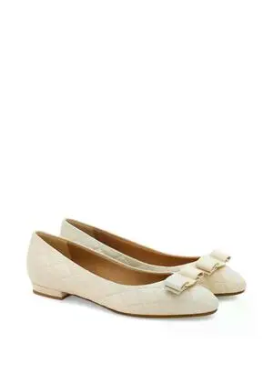 FERRAGAMO Quilted Varina Ballet Flat