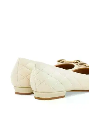 FERRAGAMO Quilted Varina Ballet Flat