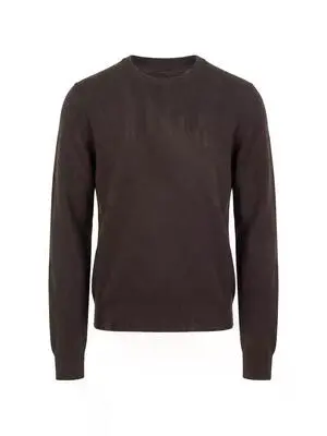 Fedeli Crew-neck Cashmere Sweater - Brown