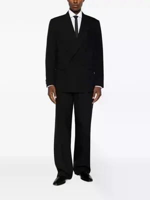 LARDINI Pleated Wide-leg Trousers