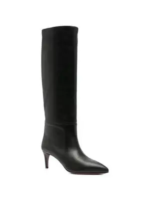 Paris Texas Pointed-toe Knee-high Boots
