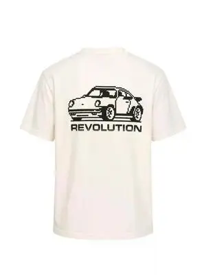 REVOLUTION Graphic-print T-shirt - White