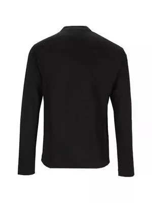 Emporio Armani Wool Slub Jersey Jumper