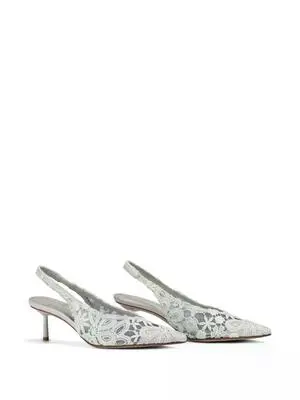 LE SILLA Clivage Lace Slingback Pumps