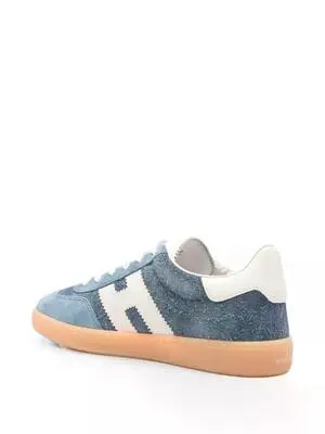 Hogan Paneled Lace-up Sneakers