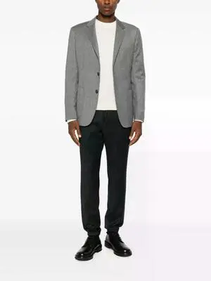 Zegna Elasticated-waistband Tapered Trousers