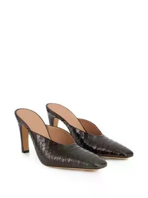 MALONE SOULIERS Rowe Leather Mules