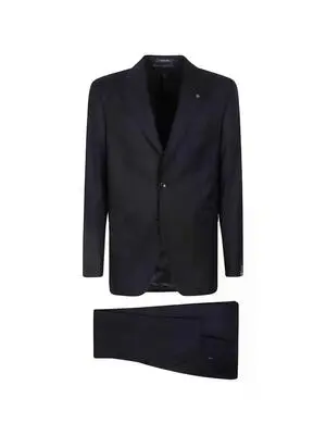 Tagliatore Wool Single-breasted Suit - Blue