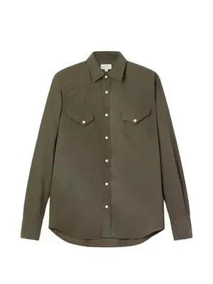 Hartford Portland Cotton Shirt - Green