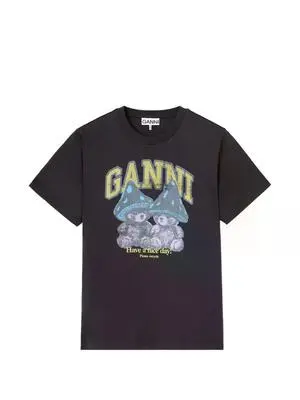 GANNI Graphic Print T-shirt
