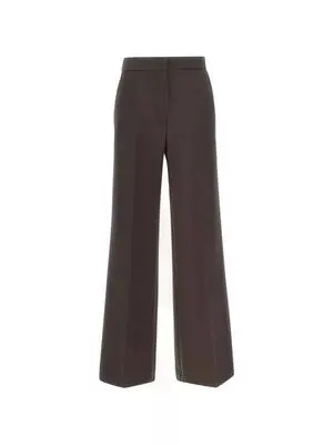 KAOS High-waisted Palazzo Pants - Brown