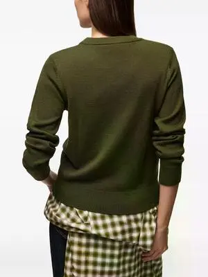 GANNI Crochet Flower Jumper