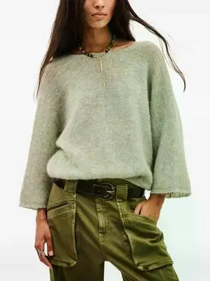 Ba&sh Isaac V-back Button-fastening Sweater