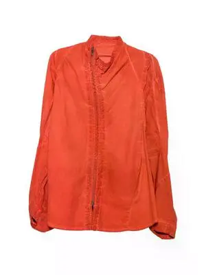 LEON EMANUEL BLANCK Asymmetrical Zip Shirt Jacket
