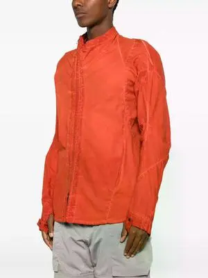 LEON EMANUEL BLANCK Asymmetrical Zip Shirt Jacket