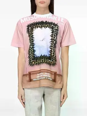 Moschino Graphic-print T-shirt - Pink
