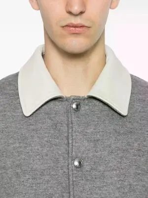 Eleventy Panelled Wool-blend Jacket