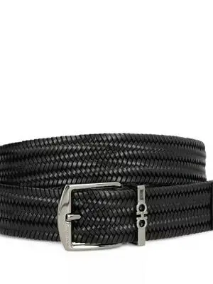 FERRAGAMO Woven Belt With Gancini Detail