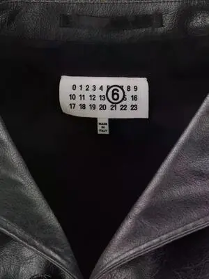 MAISON MARGIELA Button-up Notched-lapel Biker Jacket