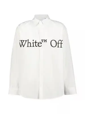 Off-White Bookish Logo-print Shirt - White