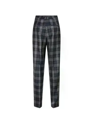 Peserico Check-pattern Tailored Trousers