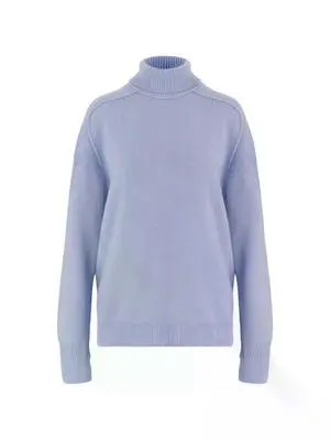 Carven Cashmere Roll-neck Sweater - Blue