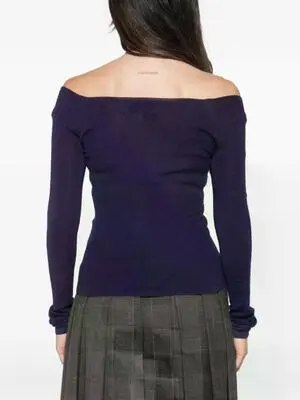 Eric Bompard Bardot-neck T-shirt