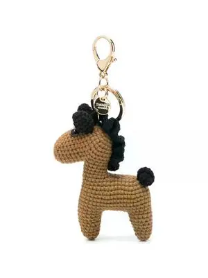 TWINSET Horse-motif Keyring - Brown