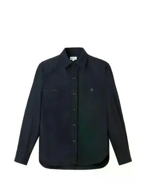 Hartford Percey Button-down Overshirt - Blue