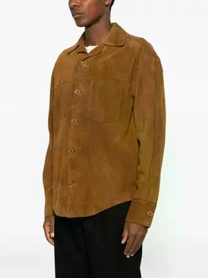 AMI Paris De Coeur Suede Jacket