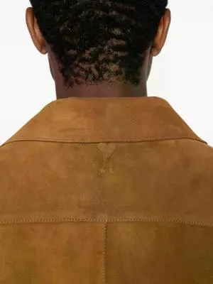 AMI Paris De Coeur Suede Jacket