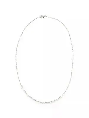 Tamara Comolli 18k White Gold Belcher Chain Necklace - Silver