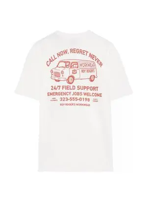 ROY ROGER'S Logo-print Cotton T-shirt