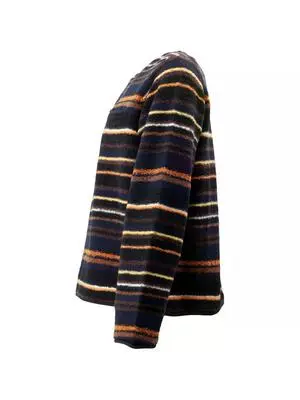 Sacai Horizontal-stripe Chest-pocket Sweater