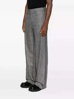 MAISON MARGIELA Belt-loop Wide-leg Trousers - Grey