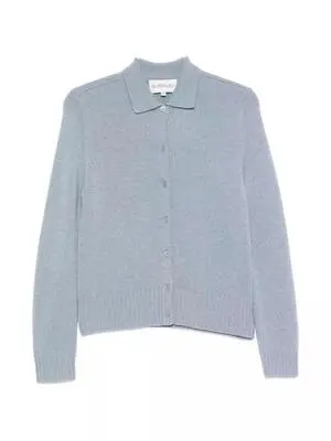 Eric Bompard Links-stitch Cashmere Cardigan - Blue