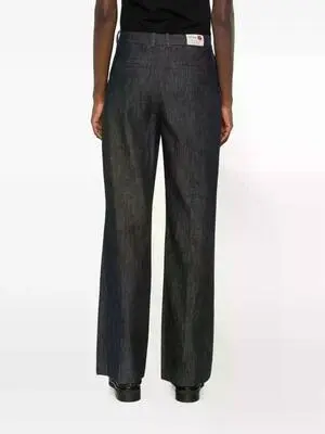 DRYKORN Logo-patch Wide-leg Jeans