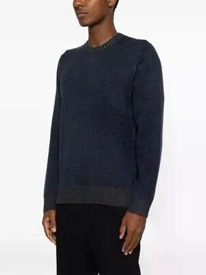 VENGERA Contrast Trim Crew Neck Sweater