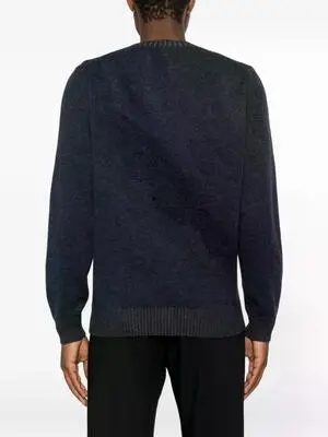 VENGERA Contrast Trim Crew Neck Sweater