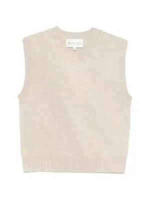 Eric Bompard Sleeveless Knit Vest - Neutrals