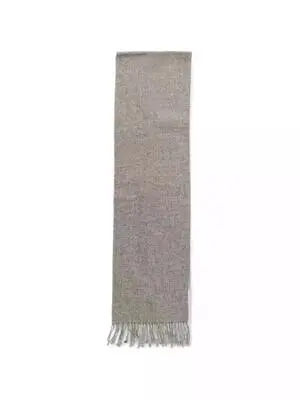 Barbour Fringed-edge Scarf - Grey