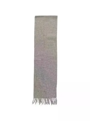 Barbour Fringed-edge Scarf - Grey