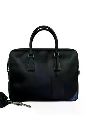 Prada 2010-2026 Saffiano Business Bag - Black