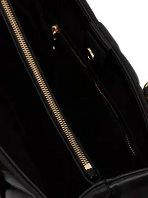 Moschino Quilted Logo-plaque Tote Bag