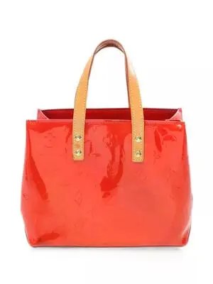 LOUIS VUITTON 2002 Pm Vernis Lead Monogram Handbag - Red