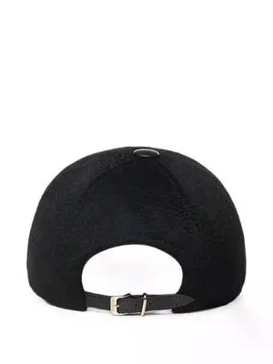 Max Mara Logo-patch Cashmere Baseball Cap