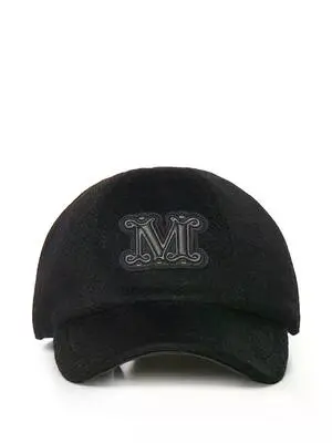 Max Mara Logo Patch Baseball Cap - Black